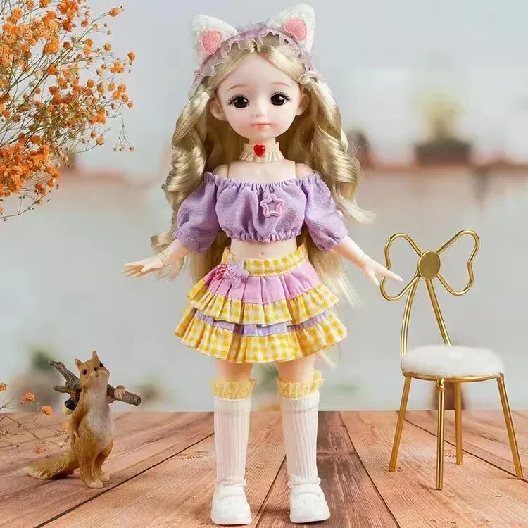 Кукла шарнирная 1/6, блондинка, 30 см, цвет 13
