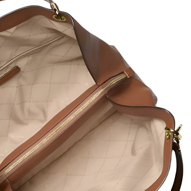 Сумка MICHAEL KORS Christina, фактура матовая, коричневый — фото 1