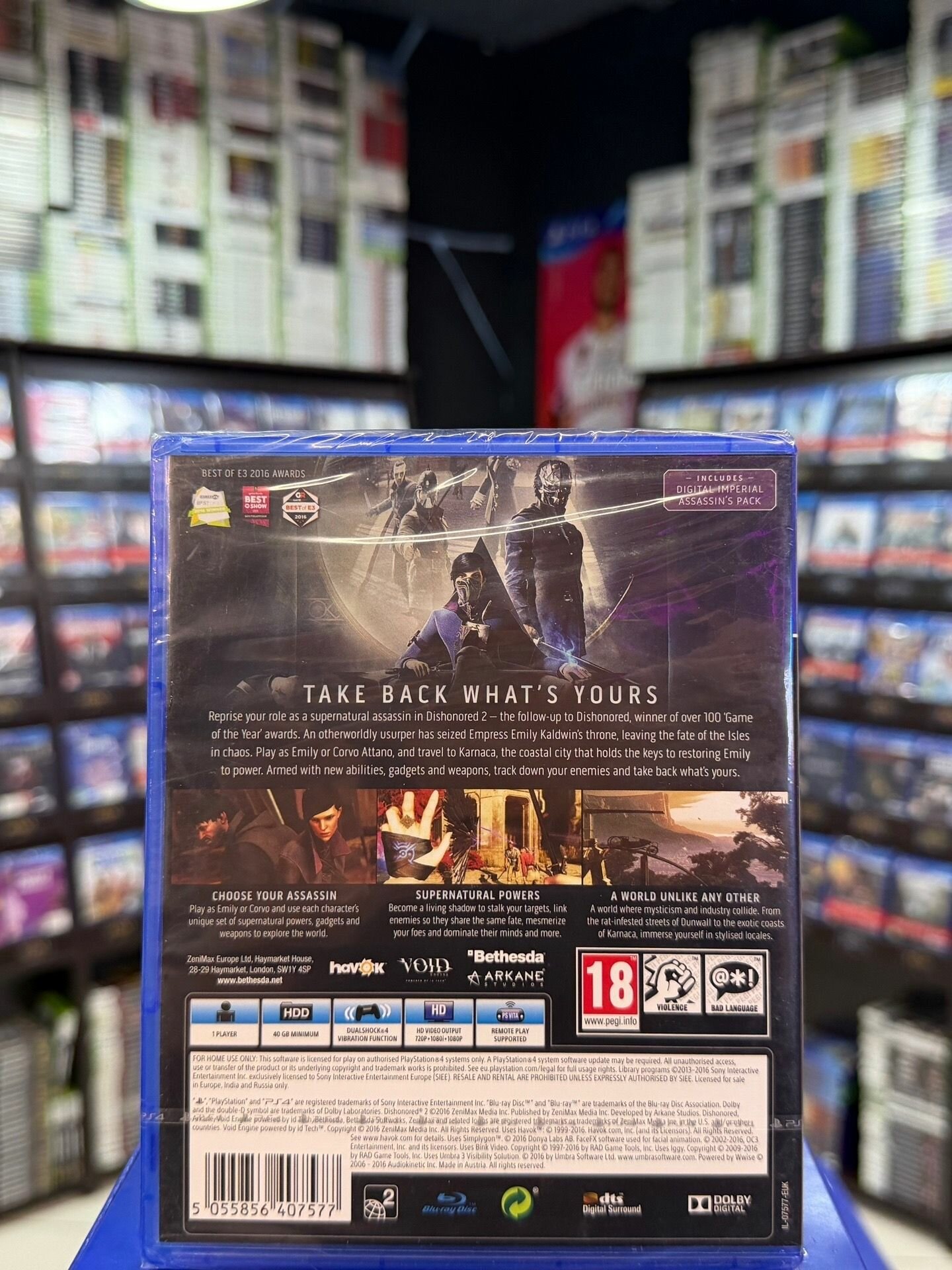 Игра Dishonored 2 PS4 (Box) — фото 1