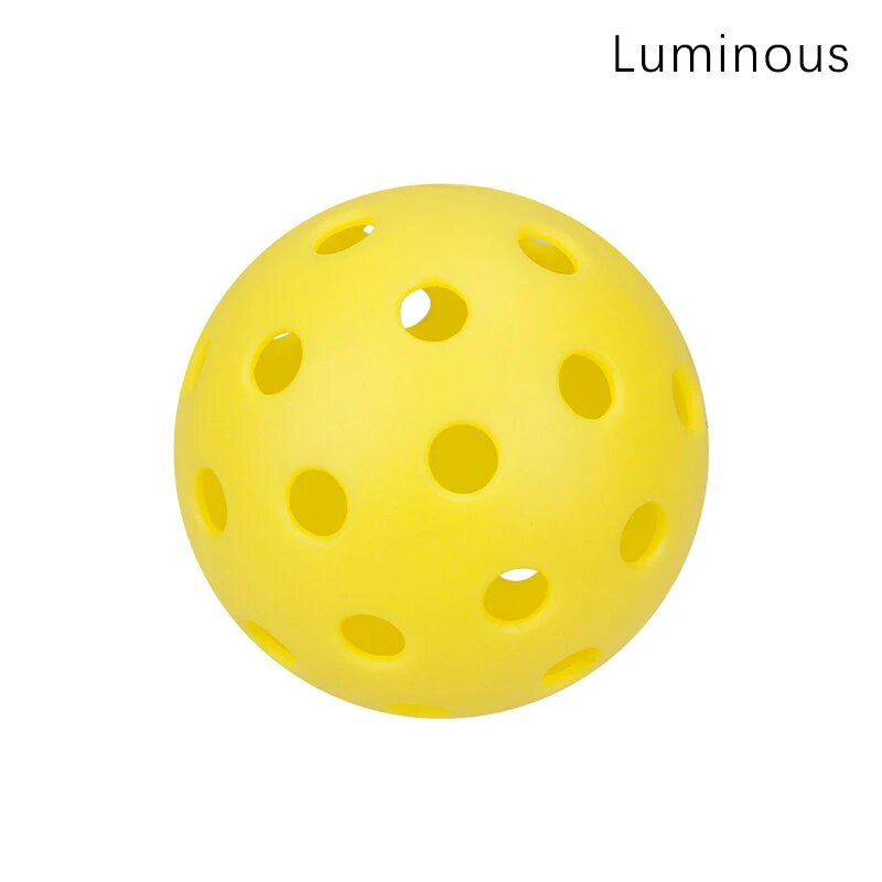 Светящийся мяч для пиклбола Ja 74 мм Желтый, Yellow