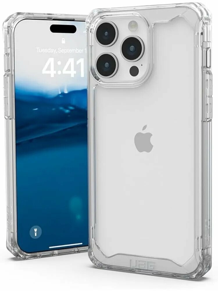 Чехол для мобильного телефона UAG iPhone 12 / 12 Pro 6,1 дюймов, плазменный прозрачный защитный чехол от пожелтения