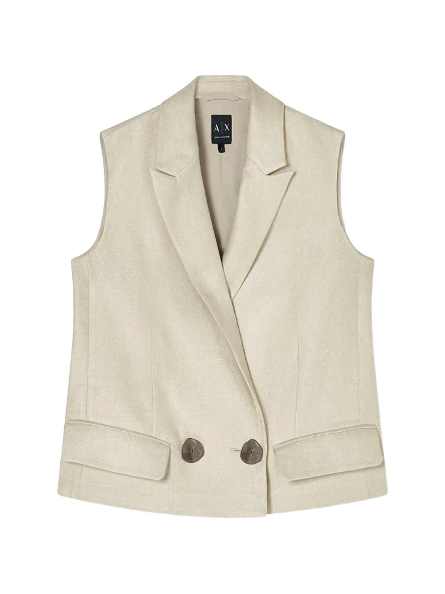 Жилет Double-breasted linen waistcoat