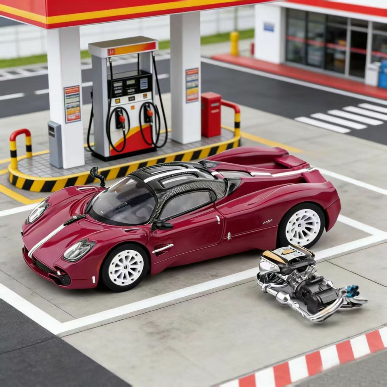 Игрушка детская машинка металлическая Pagani Utopia Sports Model Diecast Model Car Collection