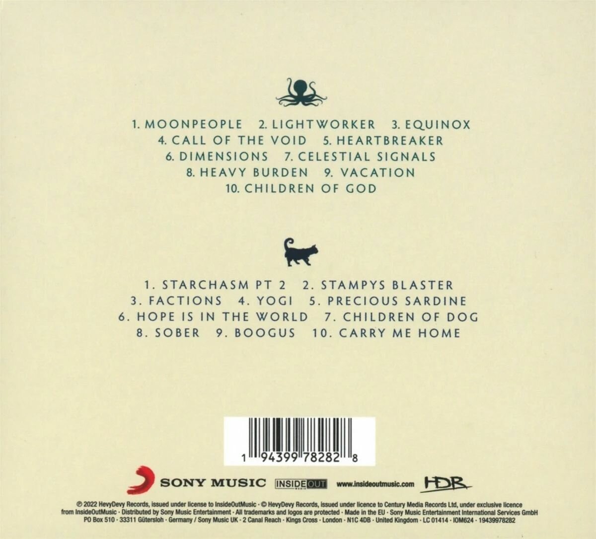 CD диск Devin Townsend - Lightwork (2CD) 2022, Digipack — фото 1