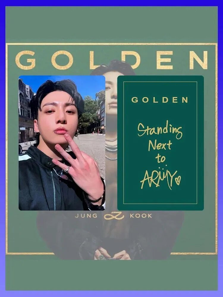 Коллекционная карточка BTS: Jungkook, Golden