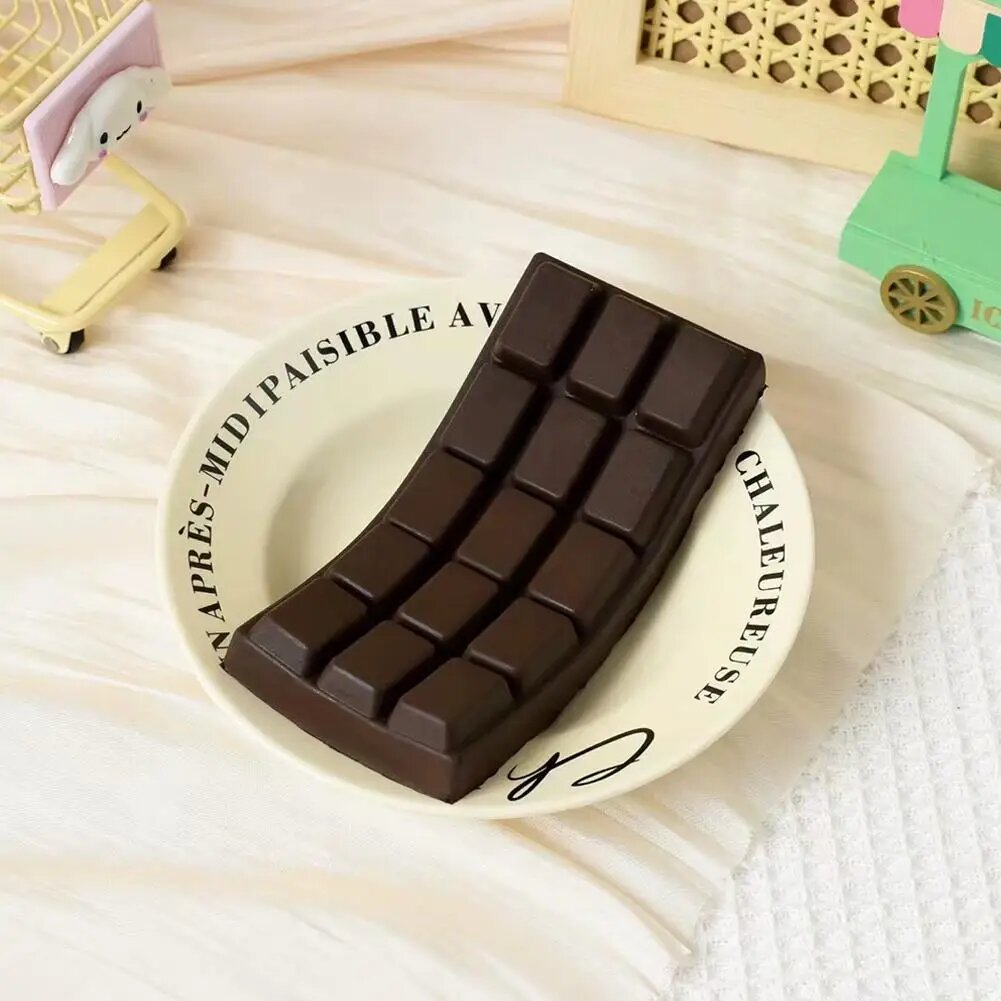 Сqueeze Toy - Chocolate Shape, PU Material Brown — фото 1