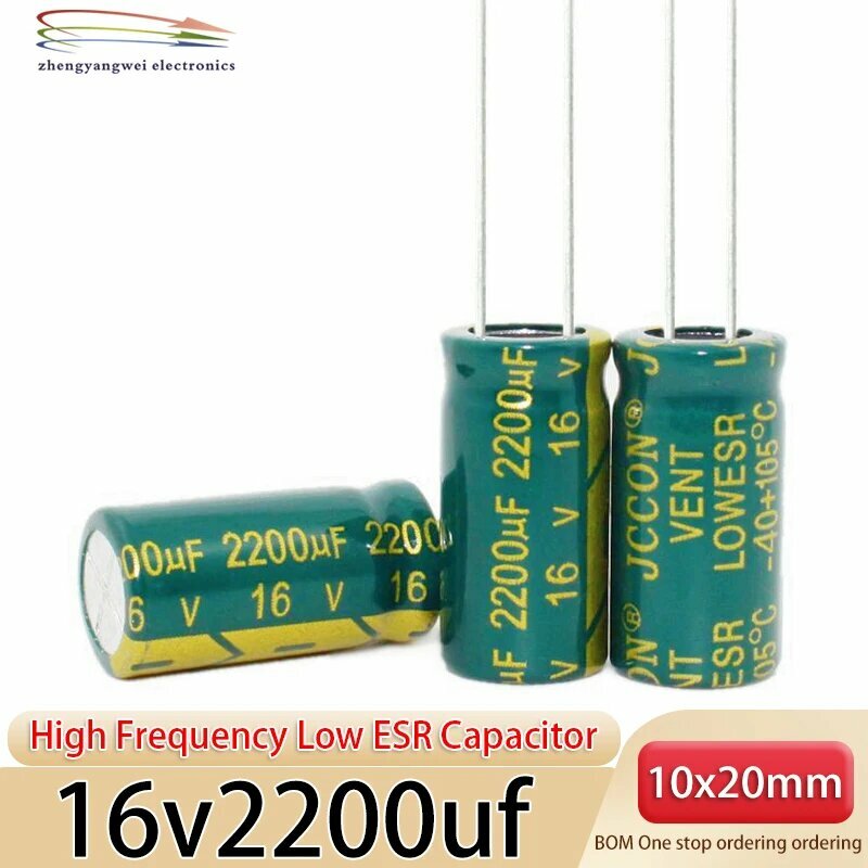 Конденсаторы ZHENGYANGWEI ELECTRONICS 16v2200uf 10PCS