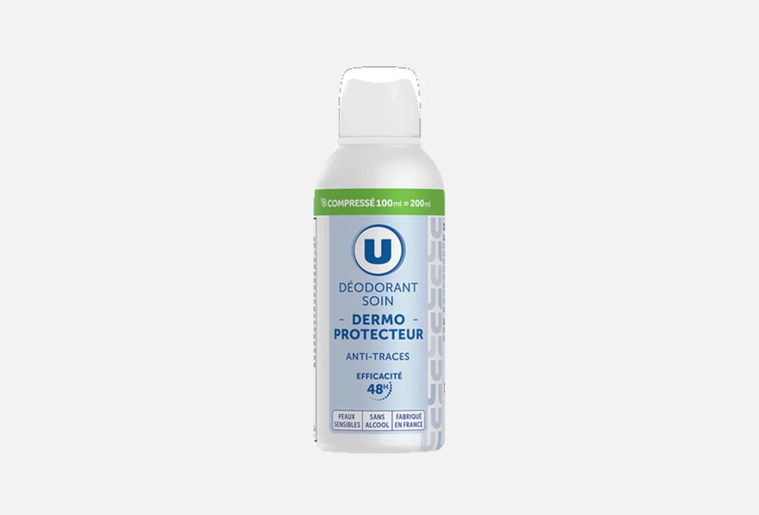 By U compressé pour femme parfum précieuse fraîcheur atomiseur de дезодорант-спрей 100мл