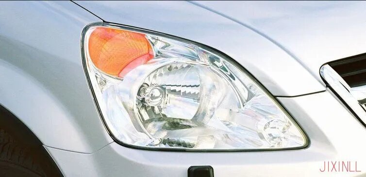 Стекло фары для Honda CR-V 2 (2001-2004), комплект 2 шт, прозрачное