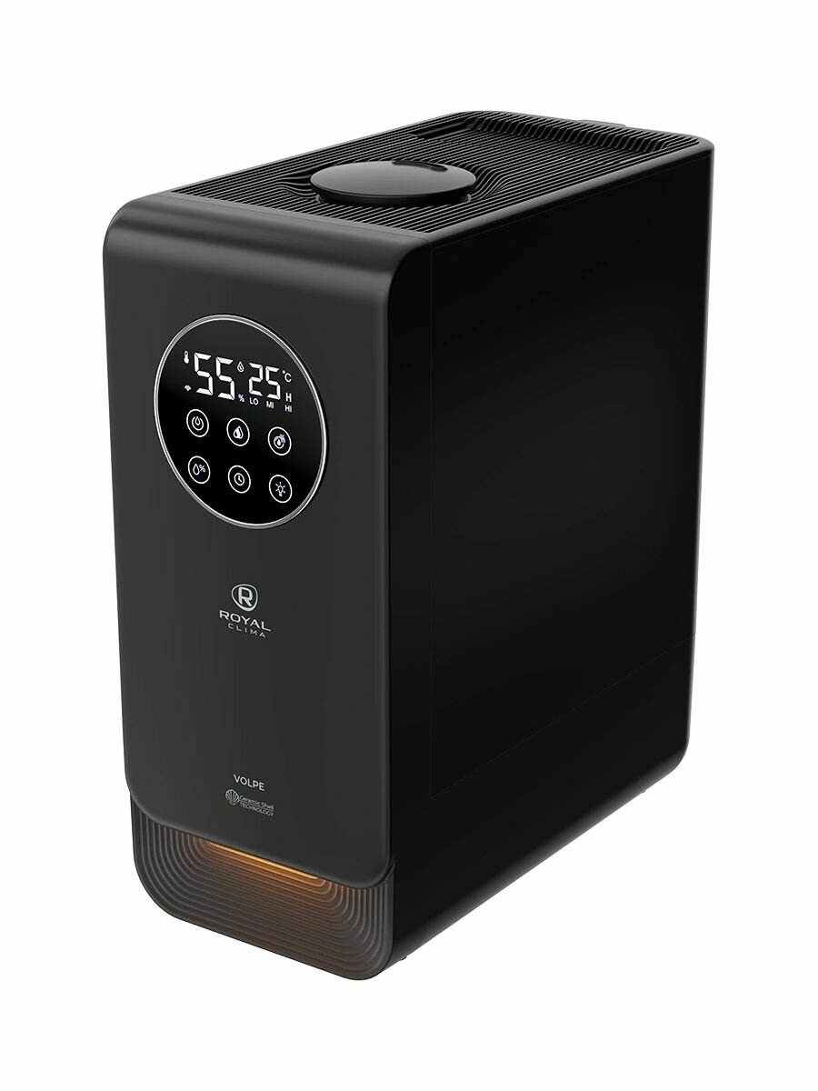 Увлажнитель воздуха ультразвуковой Royal Clima RUH-VP500/6.5E-BL, 6.5л, черный
