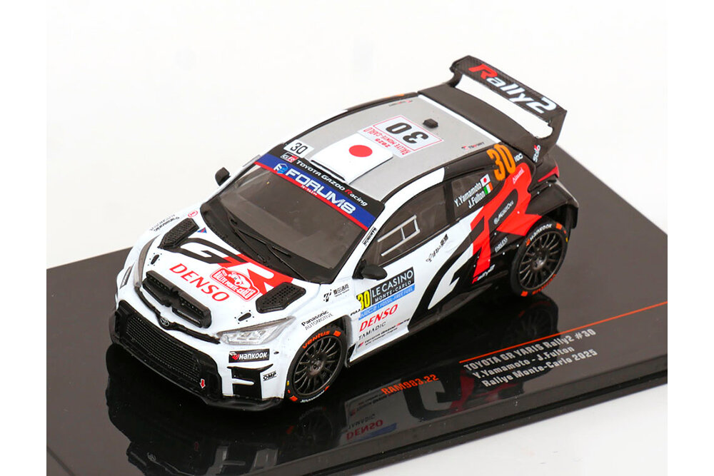 Toyota gr yaris RALLY2 #30 "toyota gazoo racing wrt ng" yamamoto/fulton rally monte carlo 2025 / тойота (с люстрой) 48 место ралли монте карло