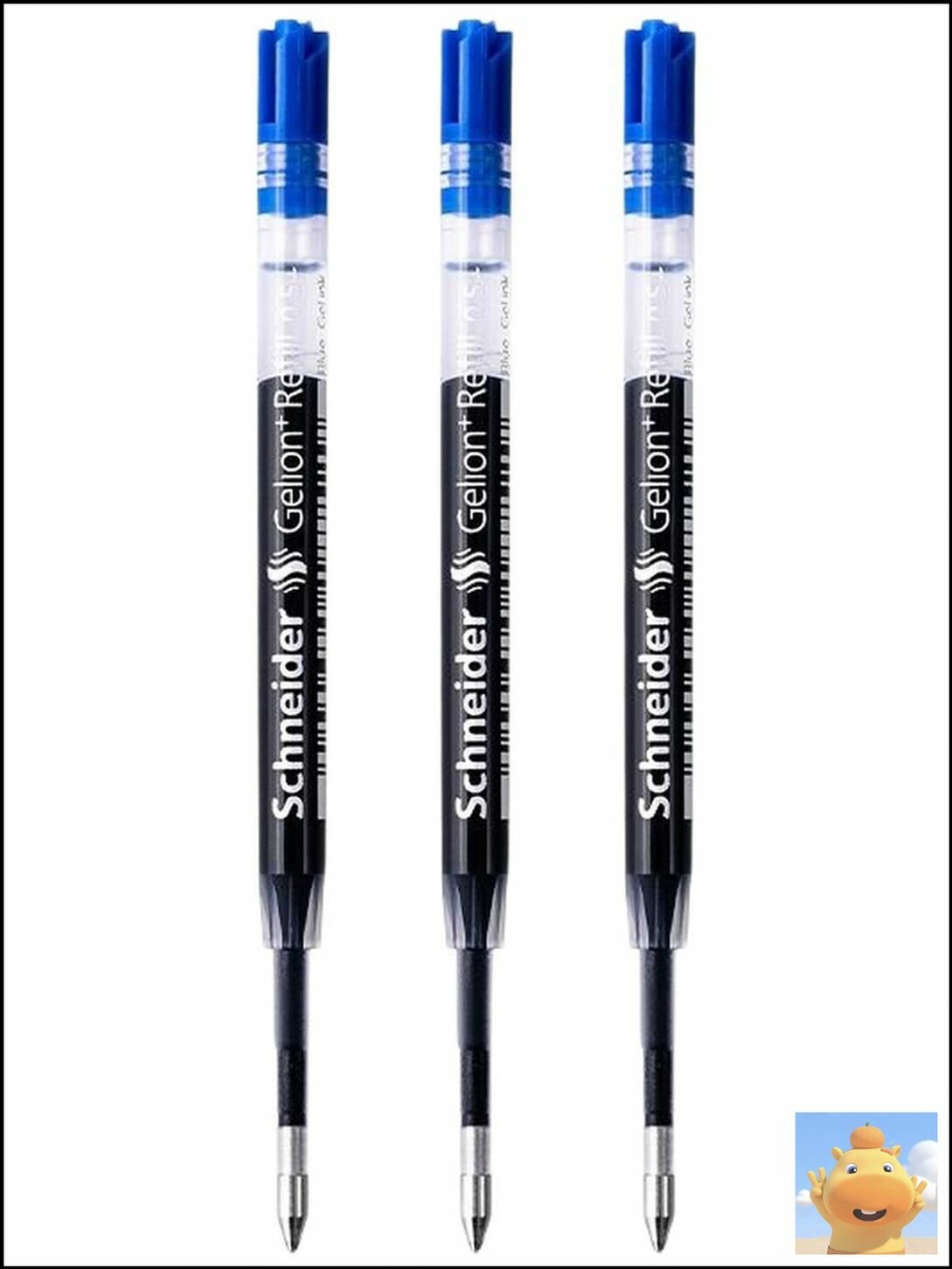 Ручка шариковая тонкая Schneider Gel pen refill G2 signature European standard European standard universal Glen