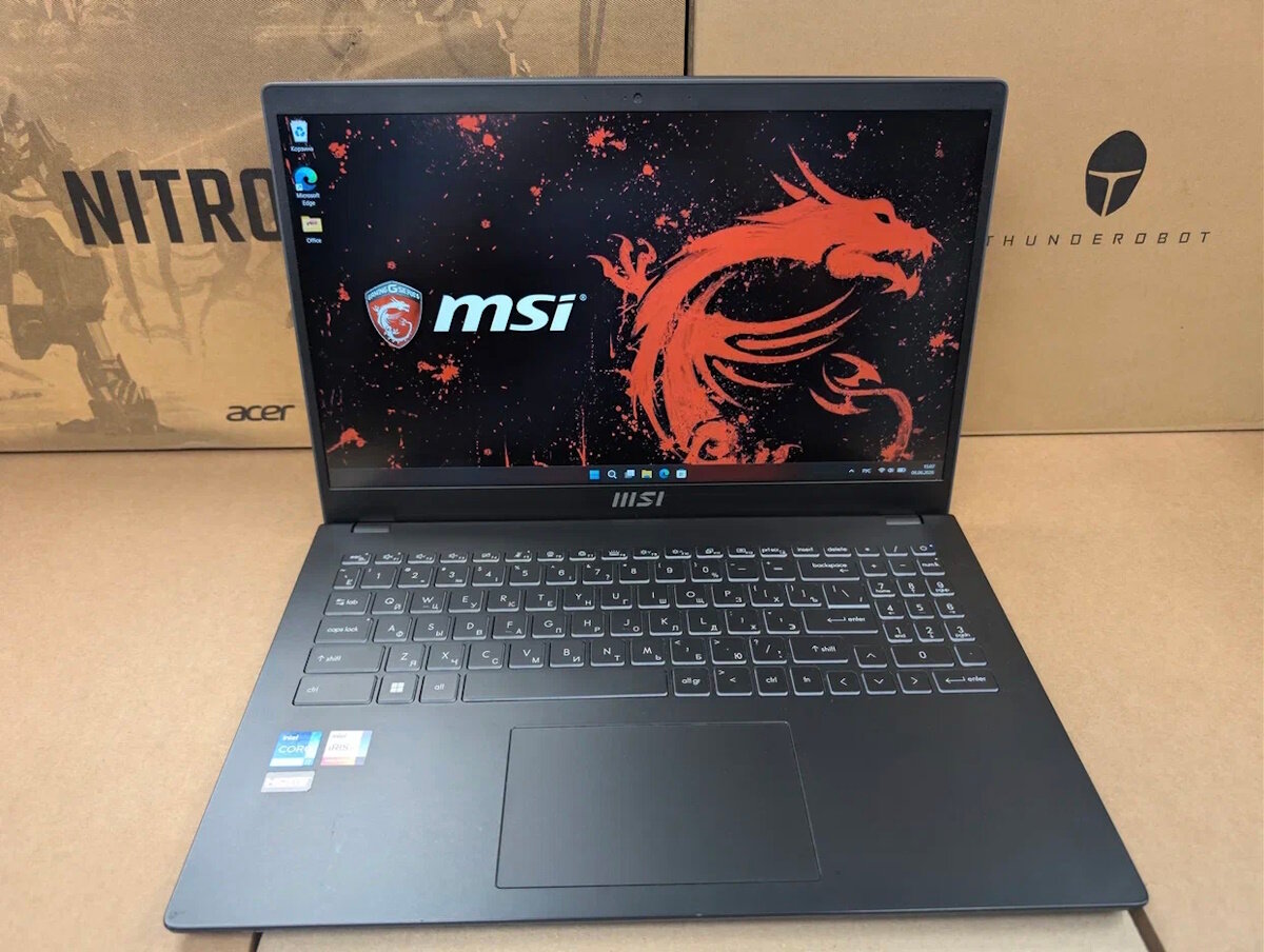 Ноутбук MSI Modern 15 b12m-212xru (15,6" / i7-1255U / 16 ГБ / 512 ГБ )