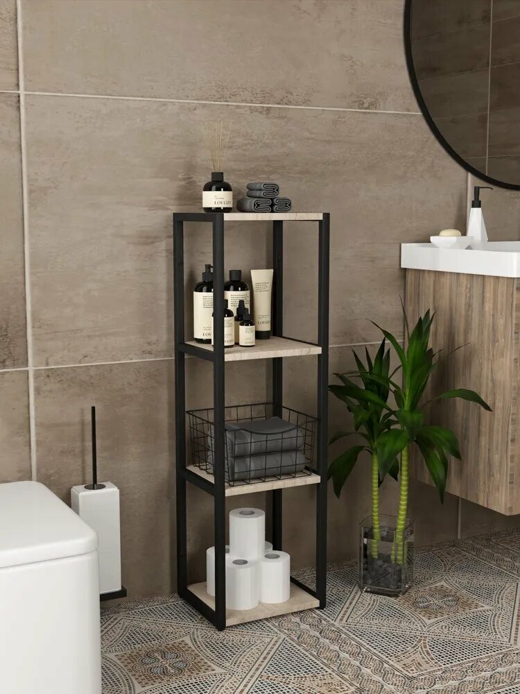 IamLoft Полка Напольная Прямая, 30х25х98 см, 1 шт.