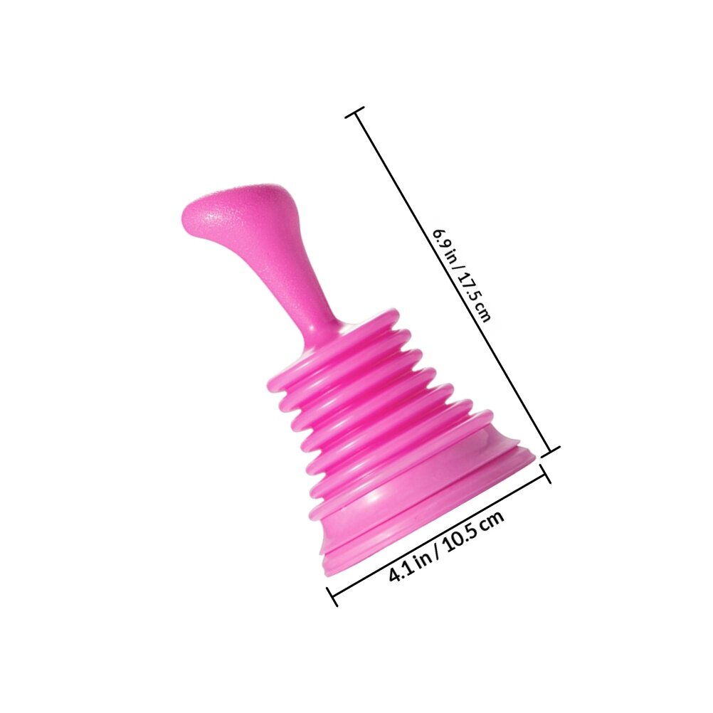 Набор из 4 пвх вантузов для кухонных и бытовых труб, разноцветные