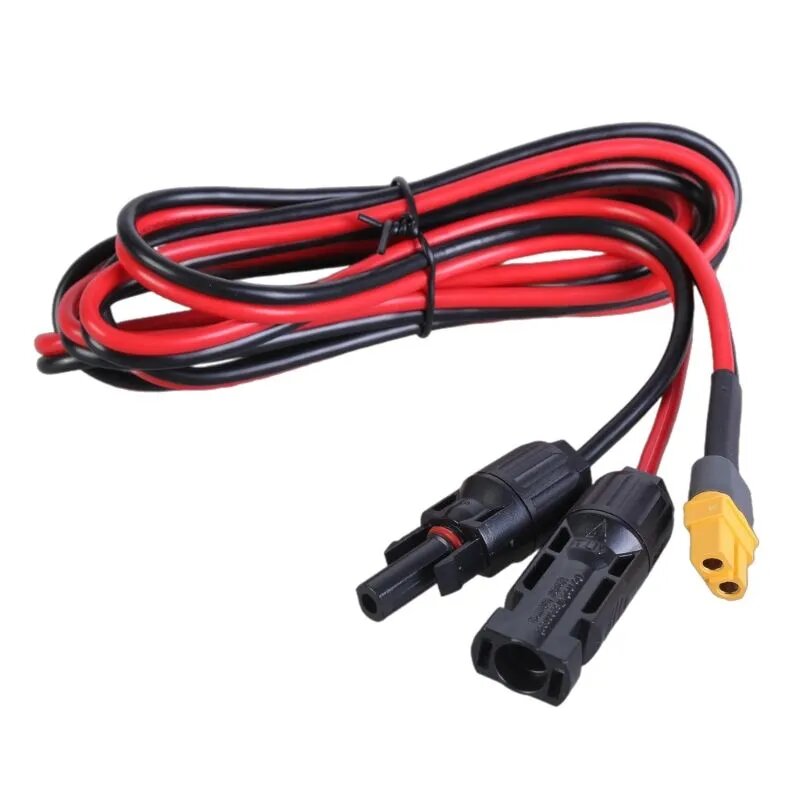 (1 штука) Кабель для зарядки солнечной панели XT60 от розетки MC4 12AWG-5 метров