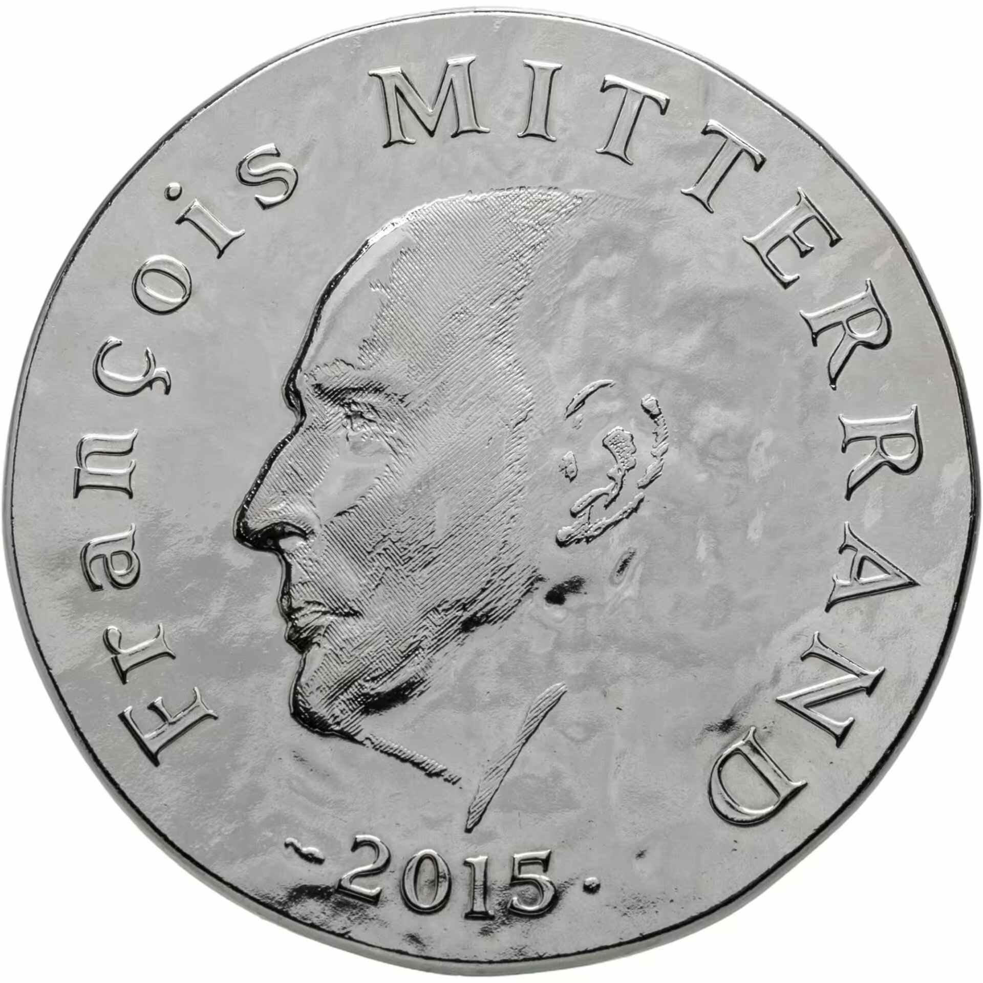 Франция 10 euro евро 2015 "Франсуа Миттеран", Серебро 900
