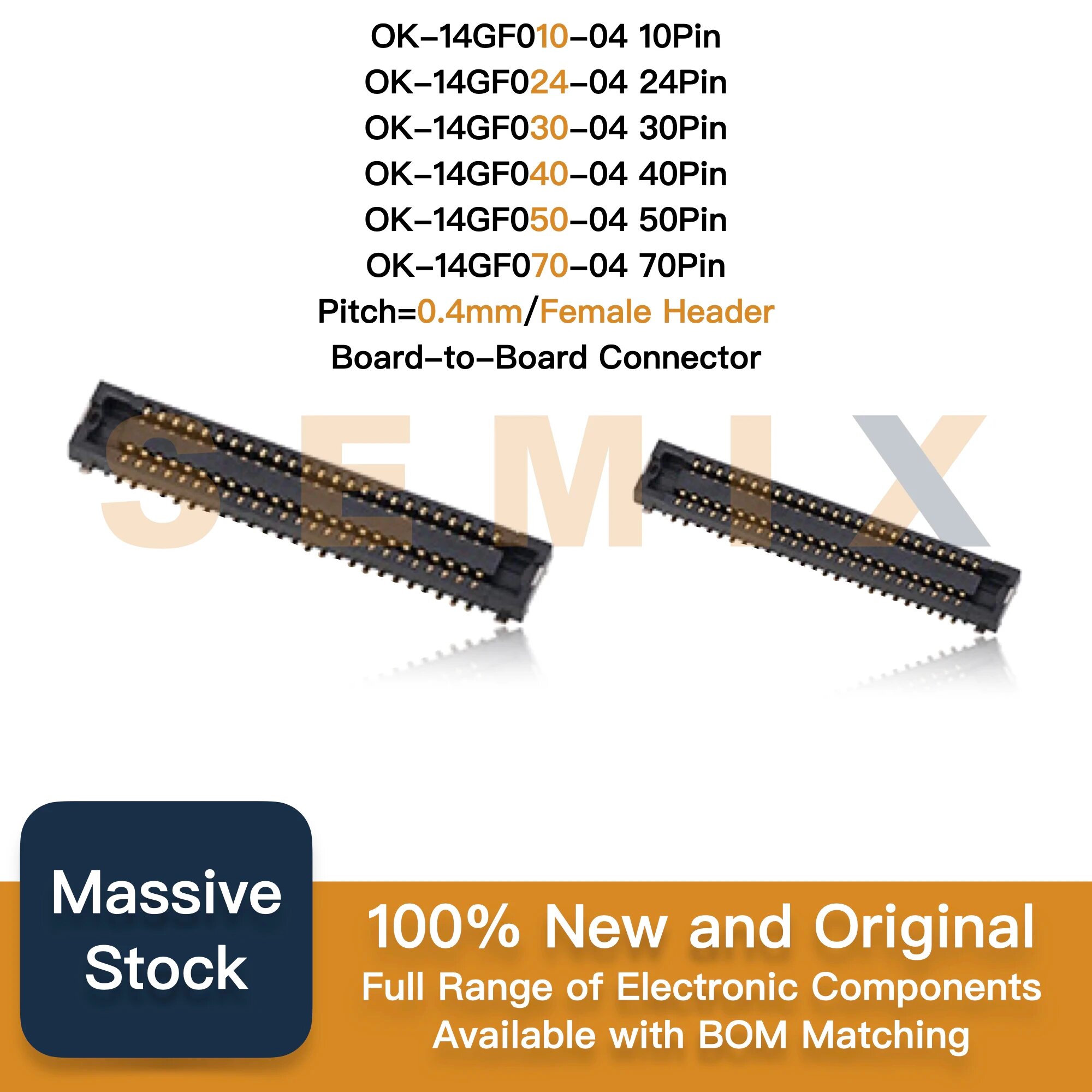 Разъем Board-to-Board OK-14GF, Цвет: OK-14GF030-04