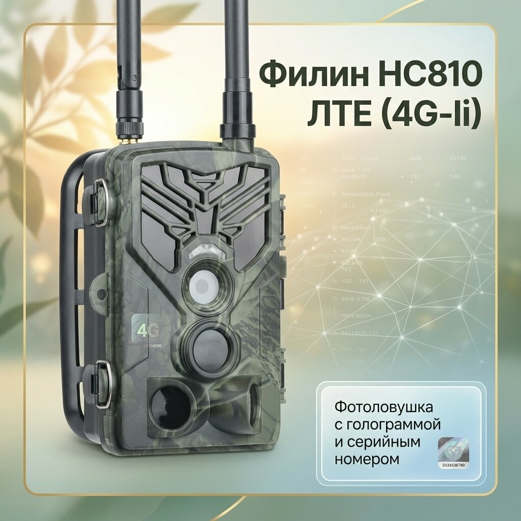Фотоловушка Филин HC810-ЛТЕ для наблюдения за животными