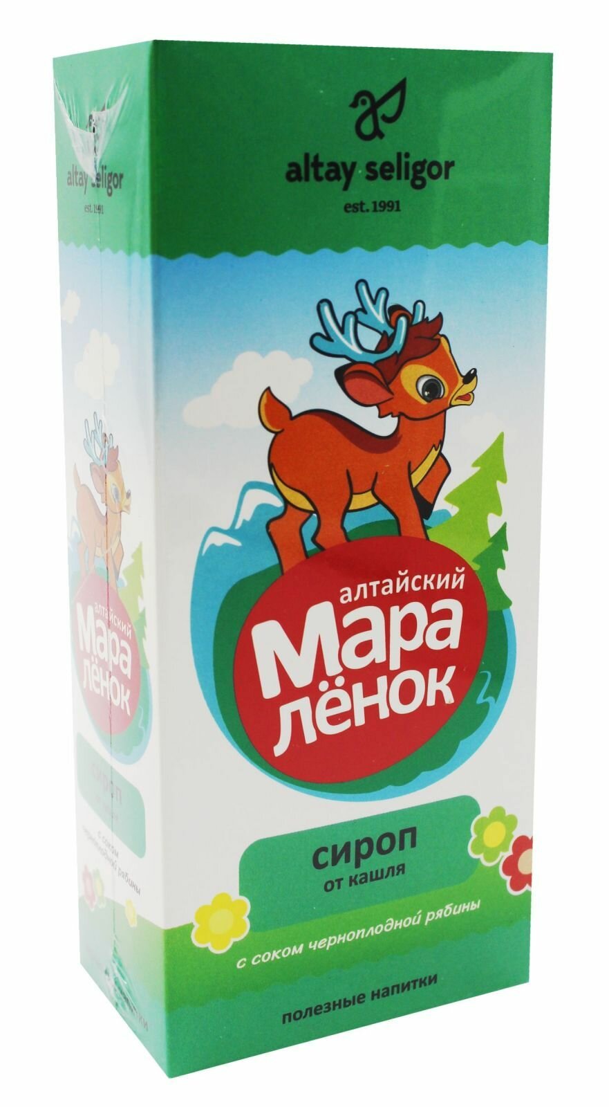 Сироп Altay Seligor Алтайский Мараленок от кашля, 200 мл ТНП 0409