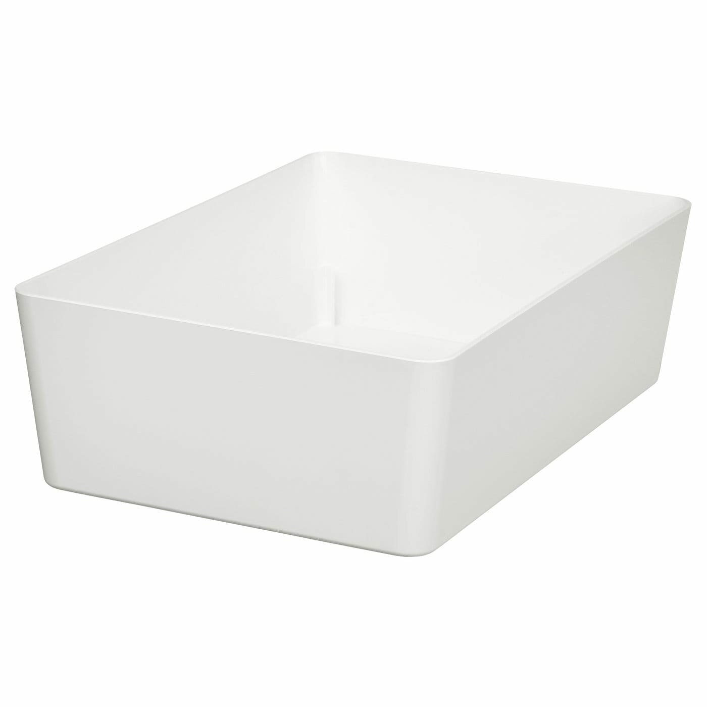 Контейнер для хранения Ikea KUGGIS, белый, 18x26x8 см 705.685.60
