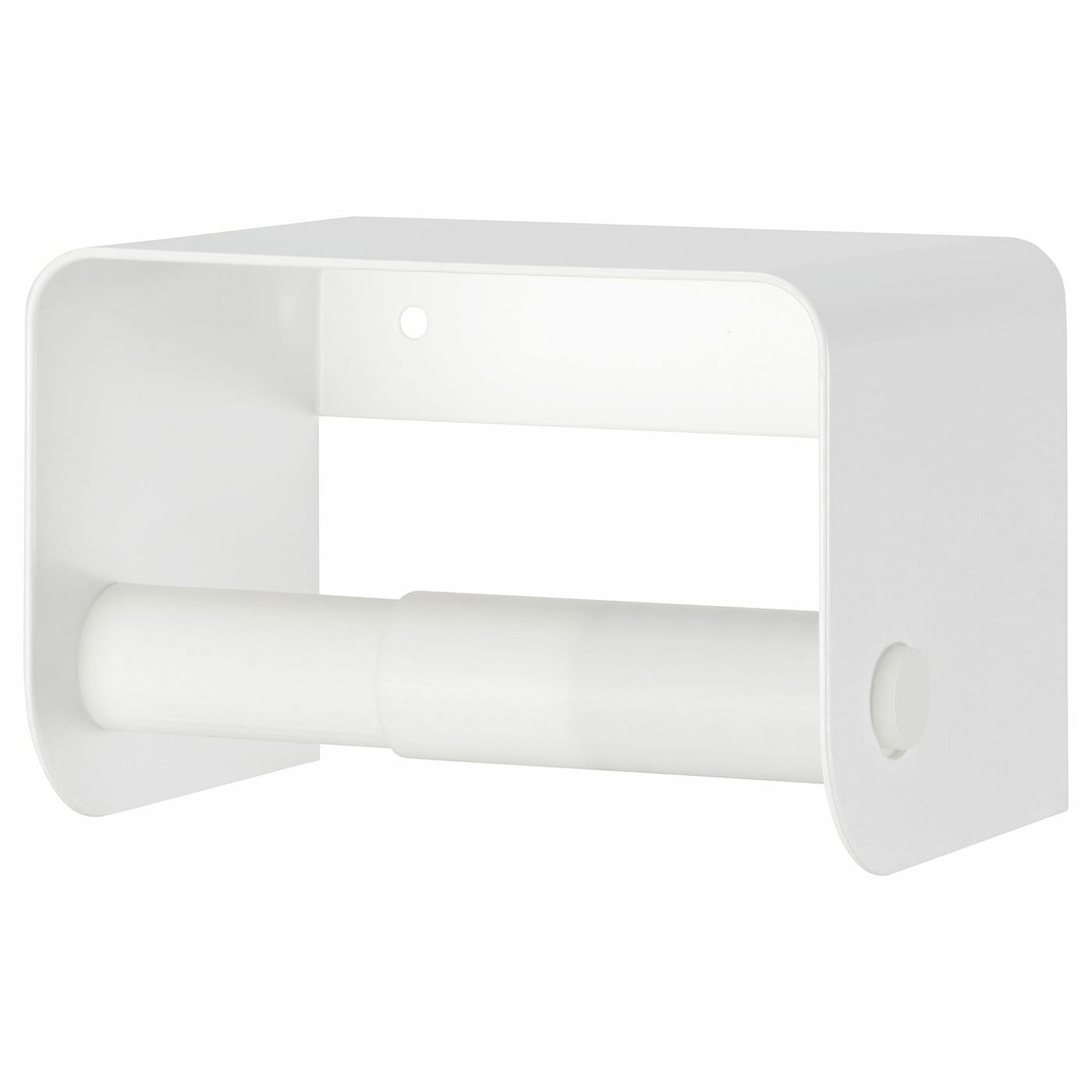 Держатель для туалетной бумаги ikea enudden, белый, 9x13x8 см 606.299.60