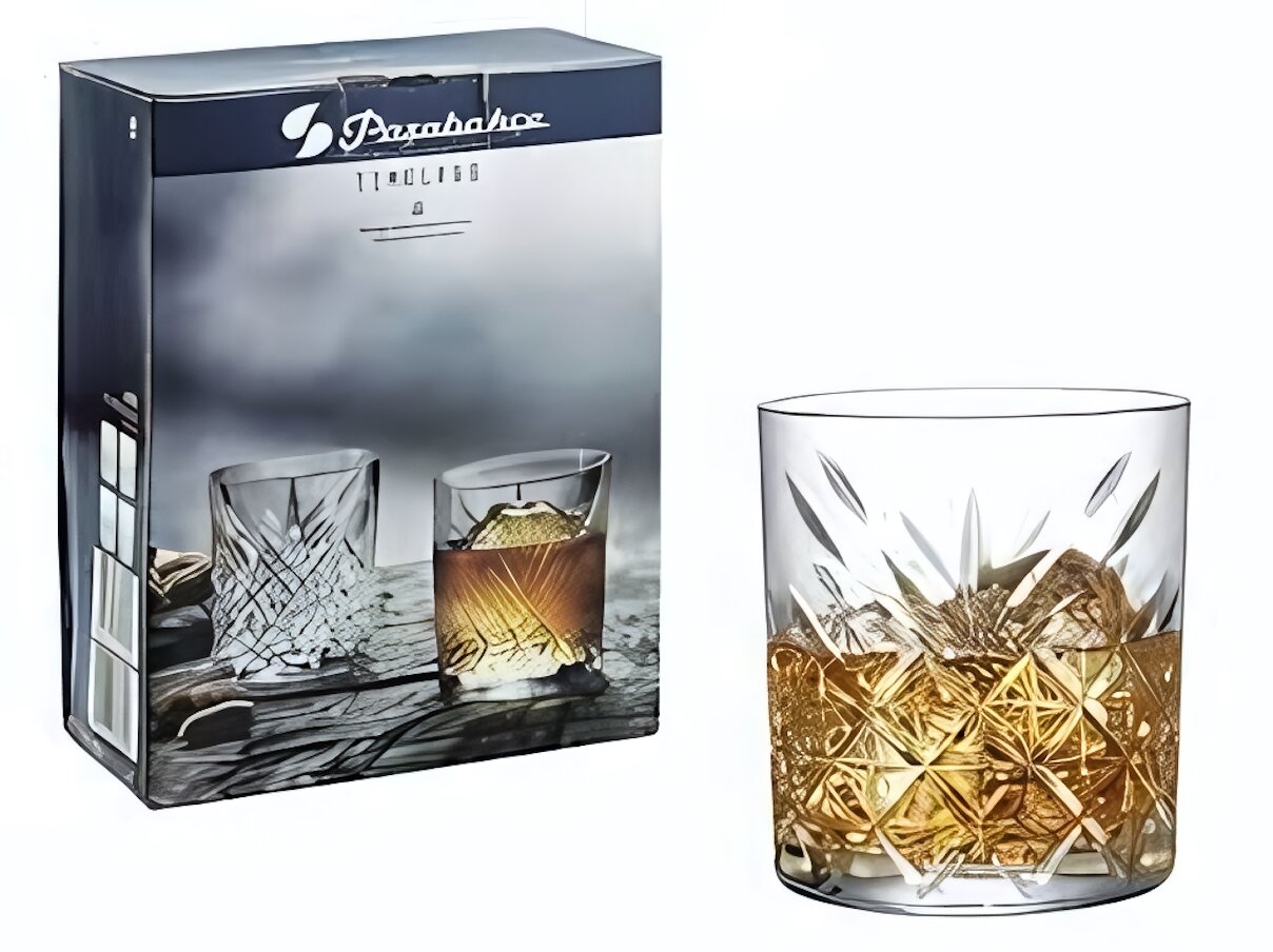 Набор стаканов Pasabahce «TIMELESS» 4 шт 345 мл стекло, низкие для виски