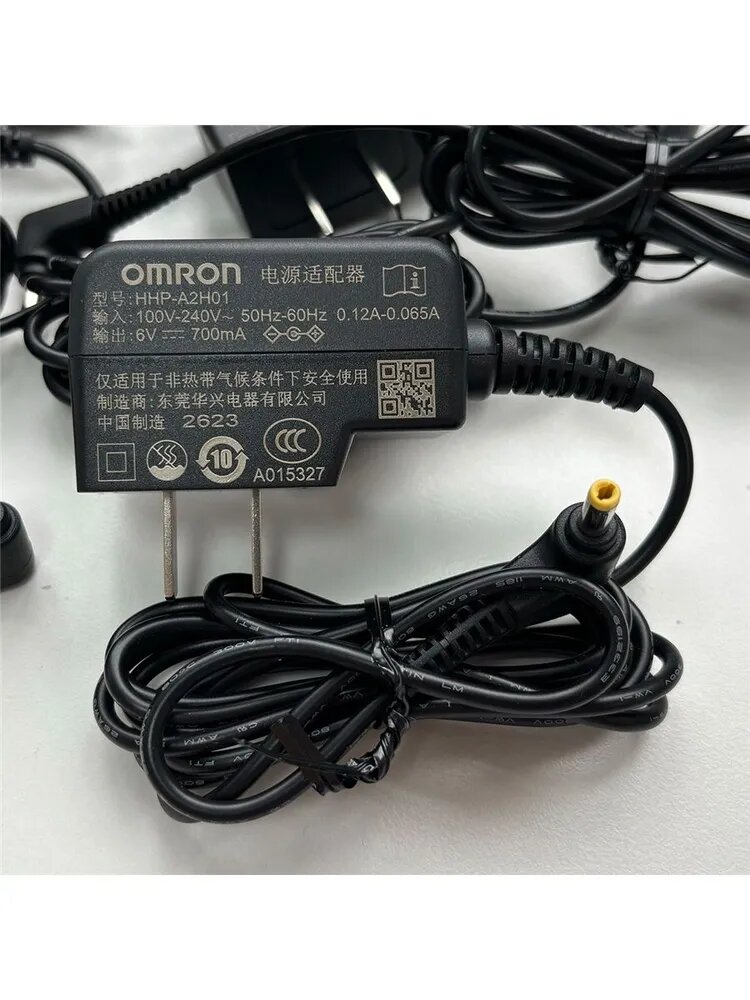 Подходит для универсального зарядного устройства Omron OMRON 6V 700mA с адаптером питания HHP-A2H01