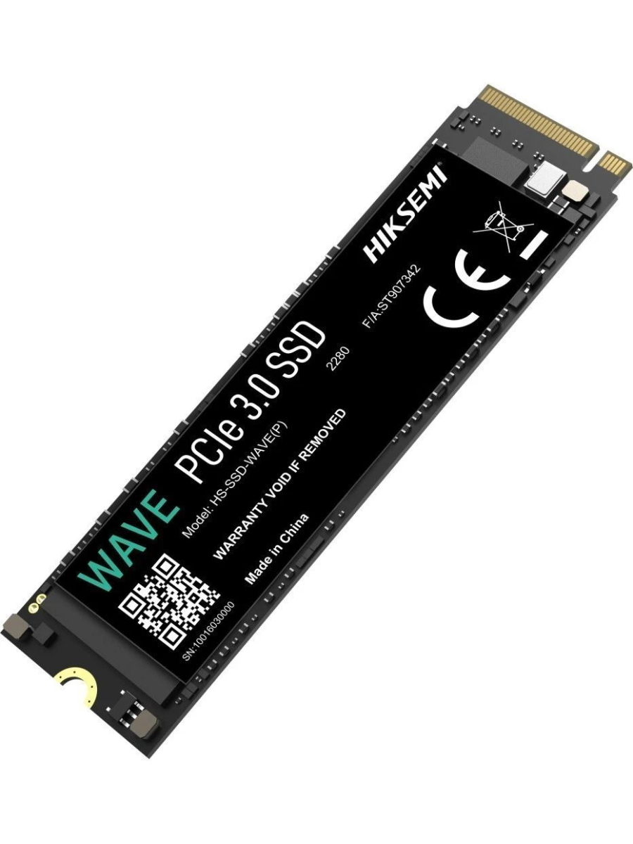 Накопитель SSD Hikvision HS-SSD-WAVE(P) 128G 128 ГБ, M.2 2280, PCIe 3.0 x4, NVMe, M.2 1200 МБ/с