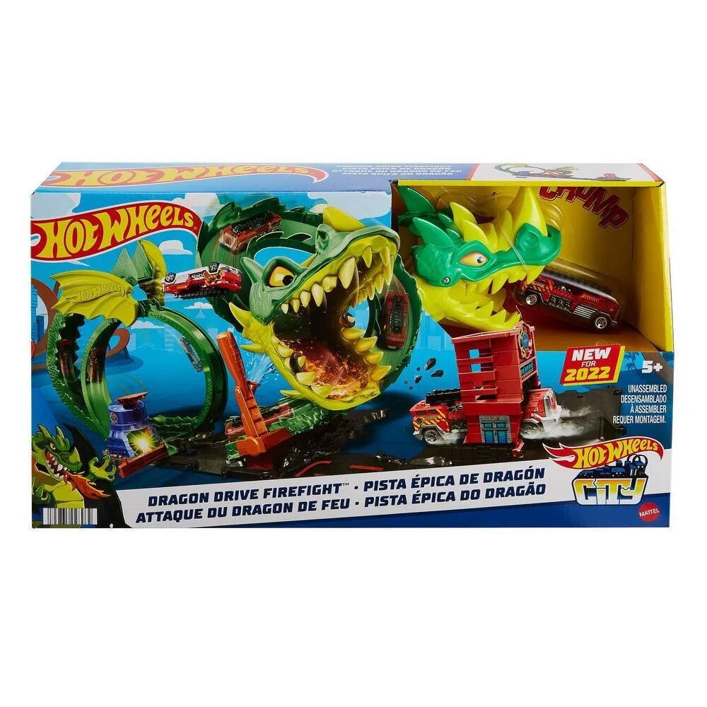 Игровой набор машинки игрушечные hot wheels с треком для детей машинка хот вилс для малышей