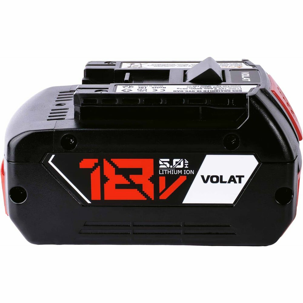 Аккумуляторная батарея VOLAT 18.0V 5.0AH, Li-ion, BOS-GBA180LED VT-BOS-GBA180-18.0V5.0AH
