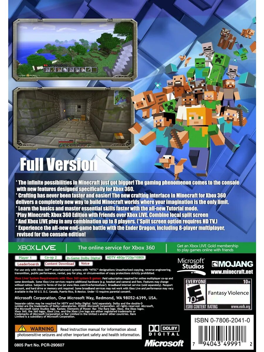 Minecraft (XBOX360 CHiP) — фото 1