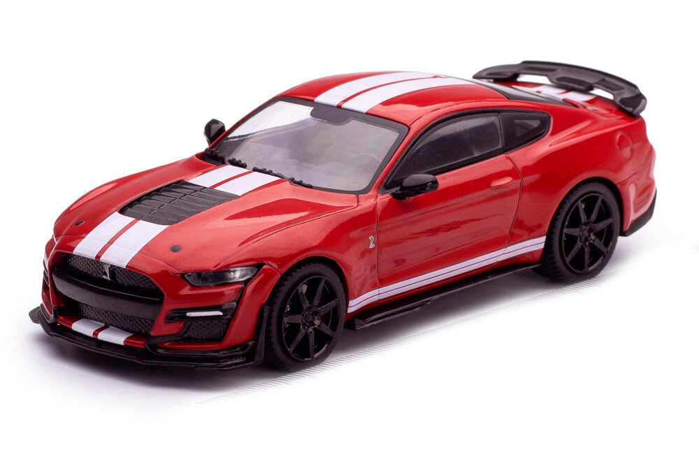 Модель коллекционная SOLIDO Ford mustang shelby GT500 fast track 2020 red/white / форд мустанг шелби красный