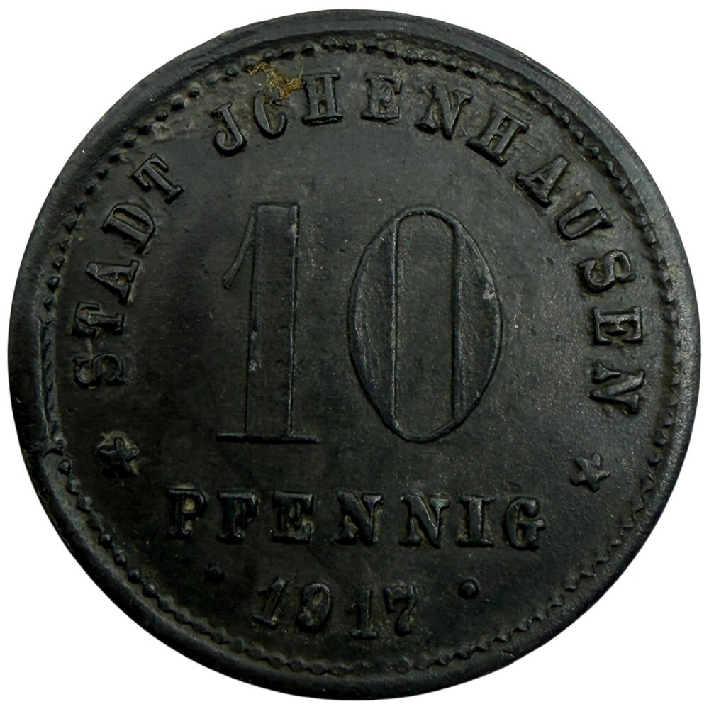 Германия, Германская империя, Ихенхаузен 10 пфеннигов 1917 г.