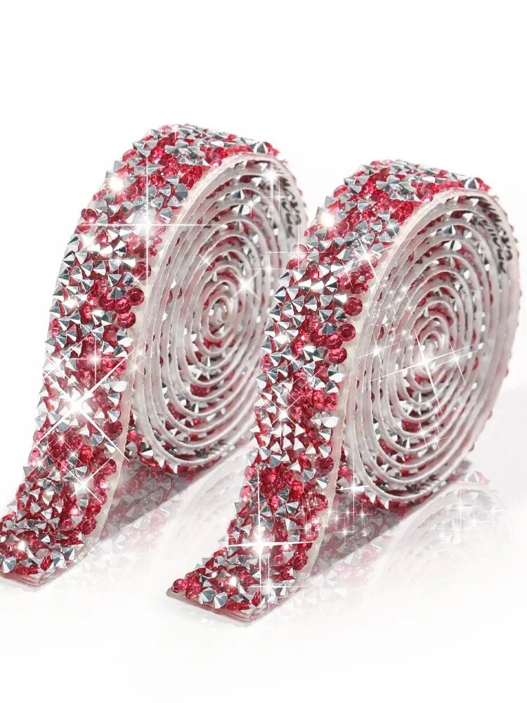 1 Yard Самоклеящиеся стразы.0.5*35inch