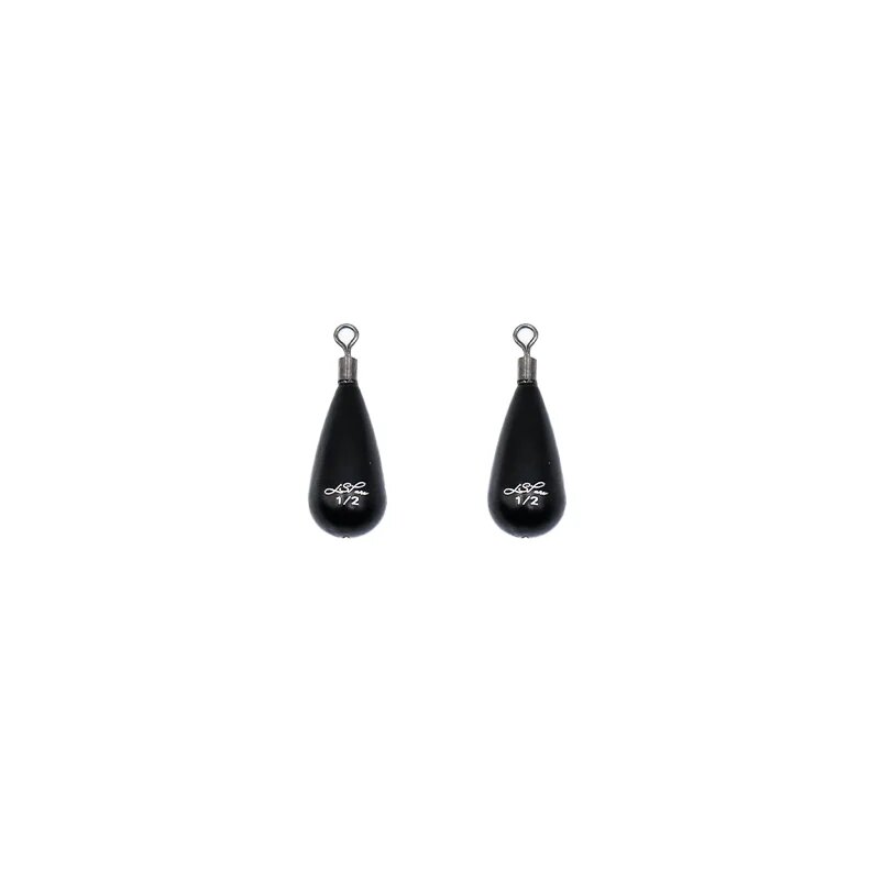 LSP Rig вольфрамовое грузило столбчатое черное Drop shape 14g 2pcs