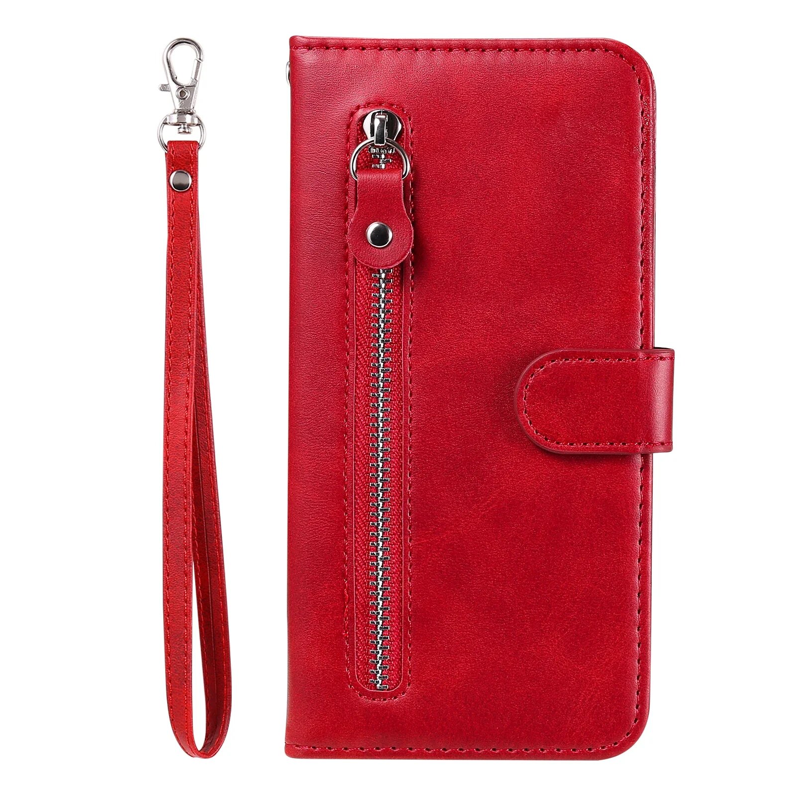Redmi 14C 13C 12C Note 14 13 12 Pro Plus Zipper Case for Xiaomi 14T 14 15 13T 13 Pro 14Ultra Cards Slot Stand Wallet Phone Cover