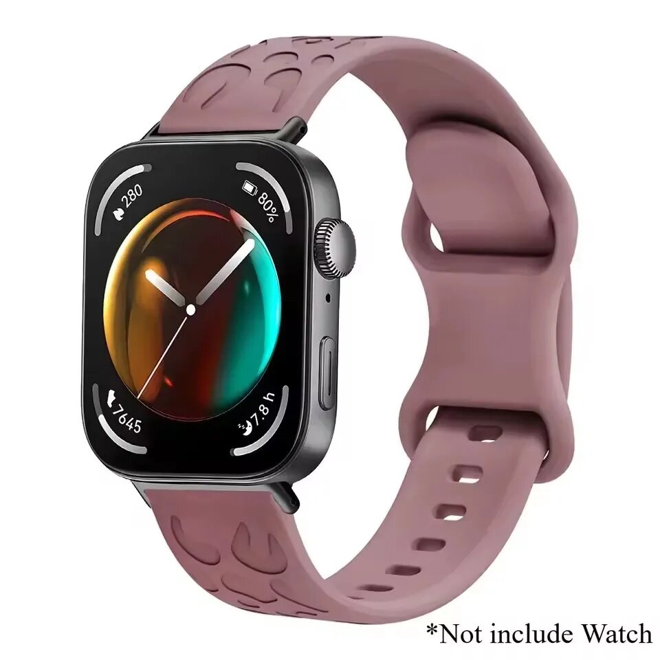 Ремешок для Huawei Fit 4/3 с леопардовым принтом