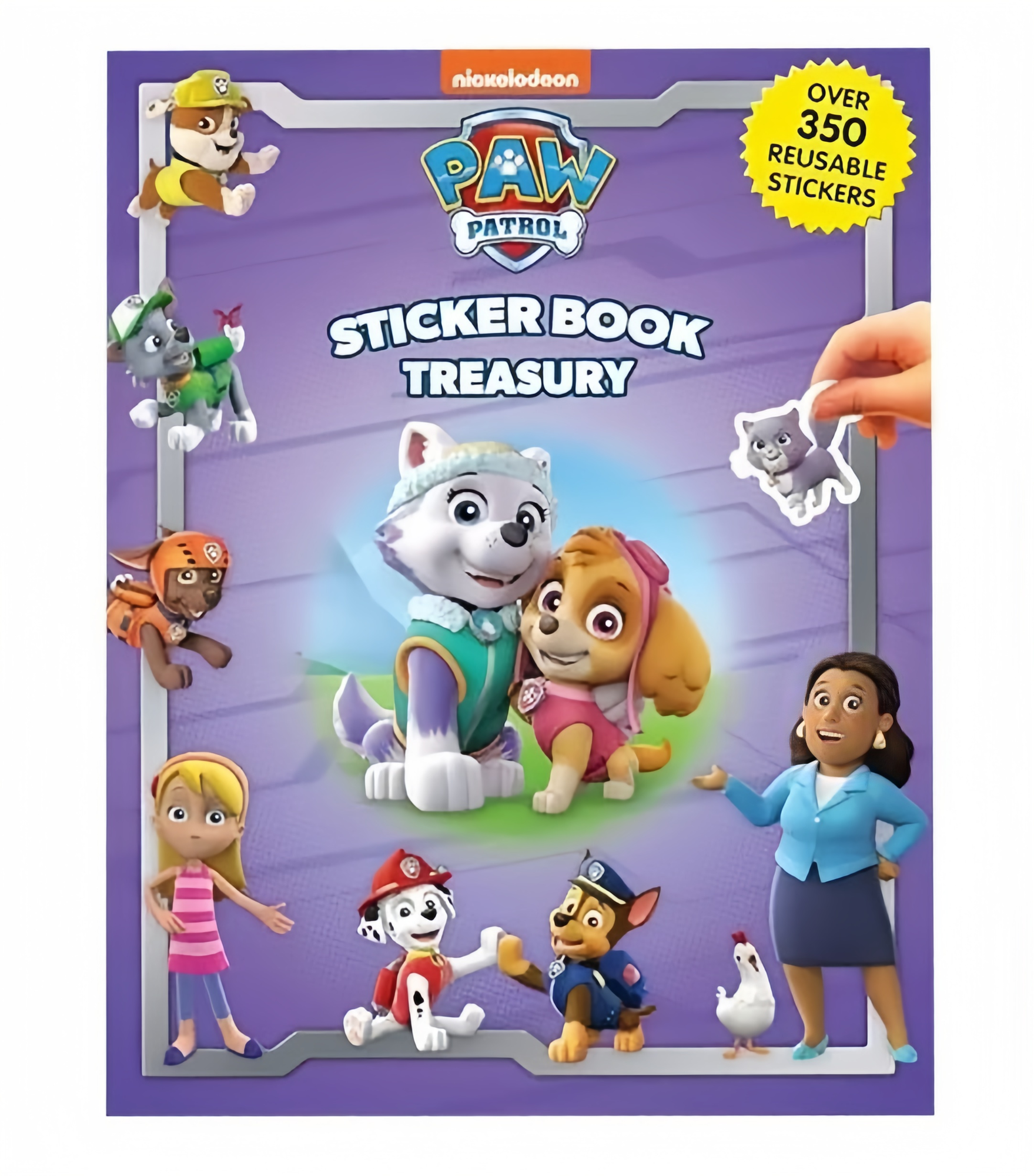 Щенячий патруль Paw Patrol Phonics Box Set книга с наклейками, сокровищница для девочек