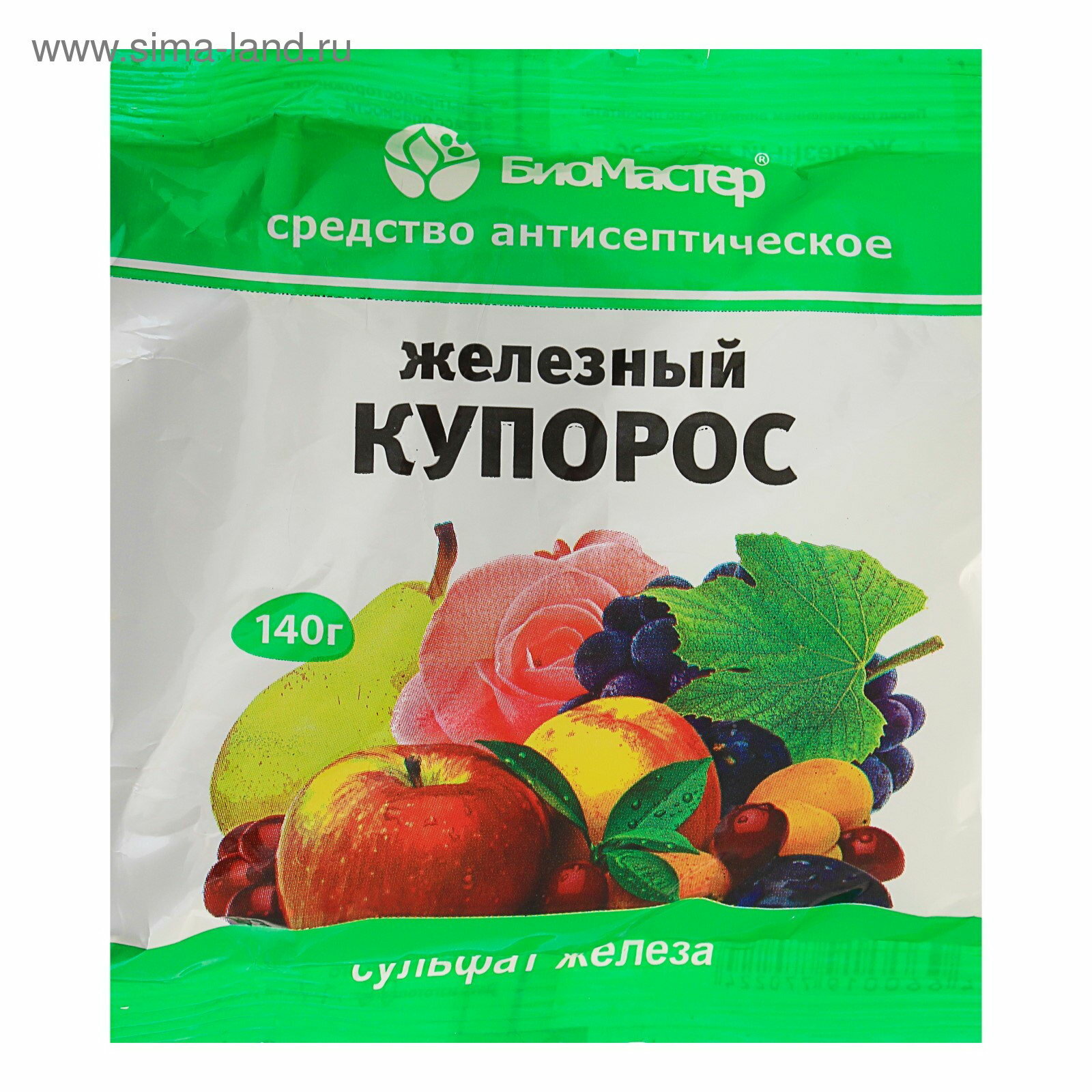 Средство антисептическое от плесени и гнилей Железный купорос 140 г