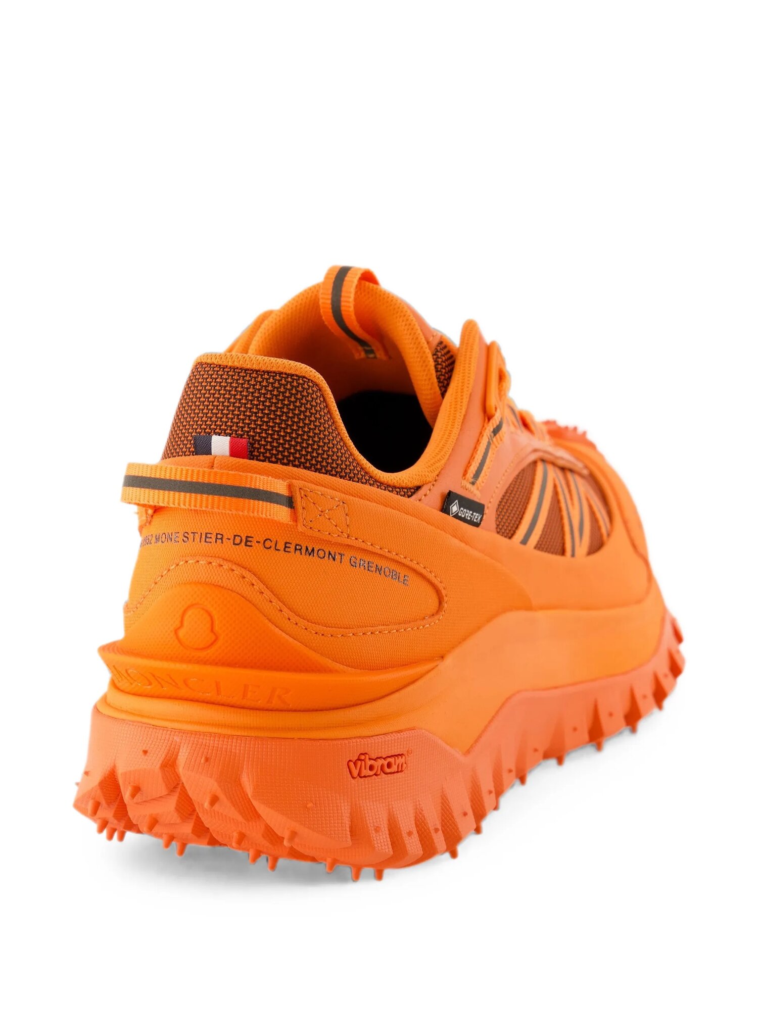 Кроссовки Moncler Trailgrip GTX sneakers, размер 44, green/orange — фото 1