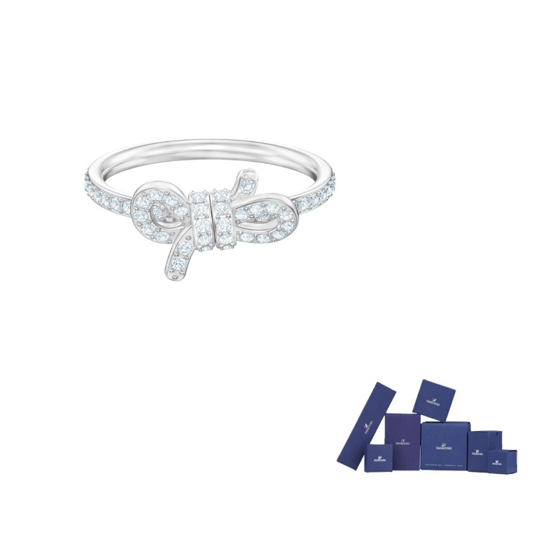 Кольцо обручальное, кристаллы Swarovski