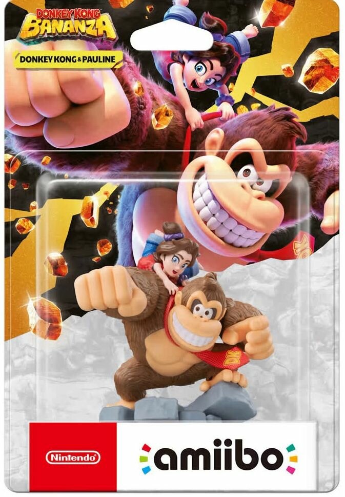Амибо Amiibo Donkey Kong & Pauline (коллекция Donkey Kong Bananza)