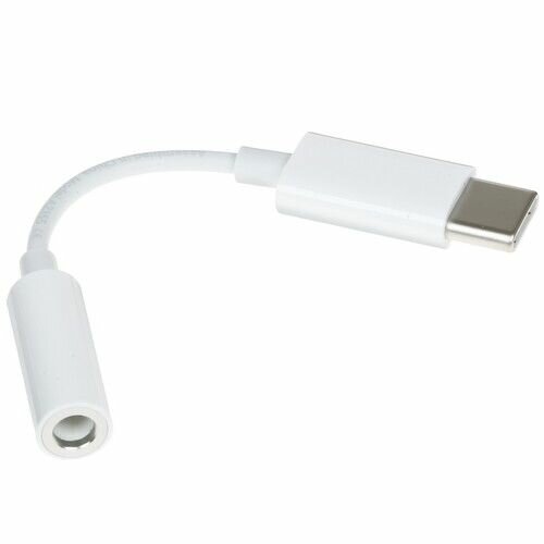 Кабель USB Type-C - jack 3.5 мм белый — фото 1