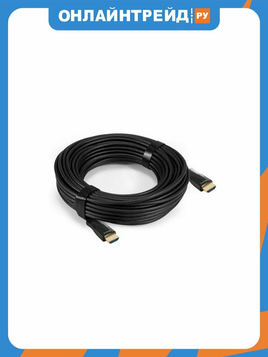 Кабель HDMI Exegate EX-CC-HDMI2-7.5F 19M/19M, v2.0, 4K UHD, Ethernet, ферритовые кольца, позолоченные контакты, 7,5м.