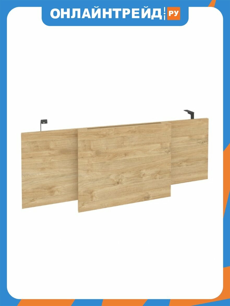 Царга стола руководителя Riva O. M-CSR-3 Тиквуд светлый/Антрацит металл 1140*450*54 (Onix Direct)