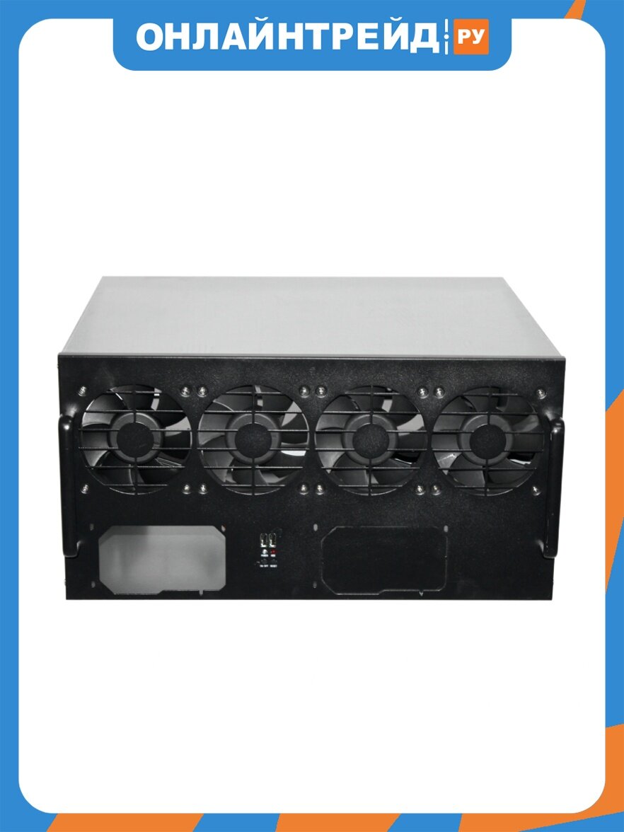 Корпус для майнинга Exegate Pro 8-430, черный (EX270771RUS)