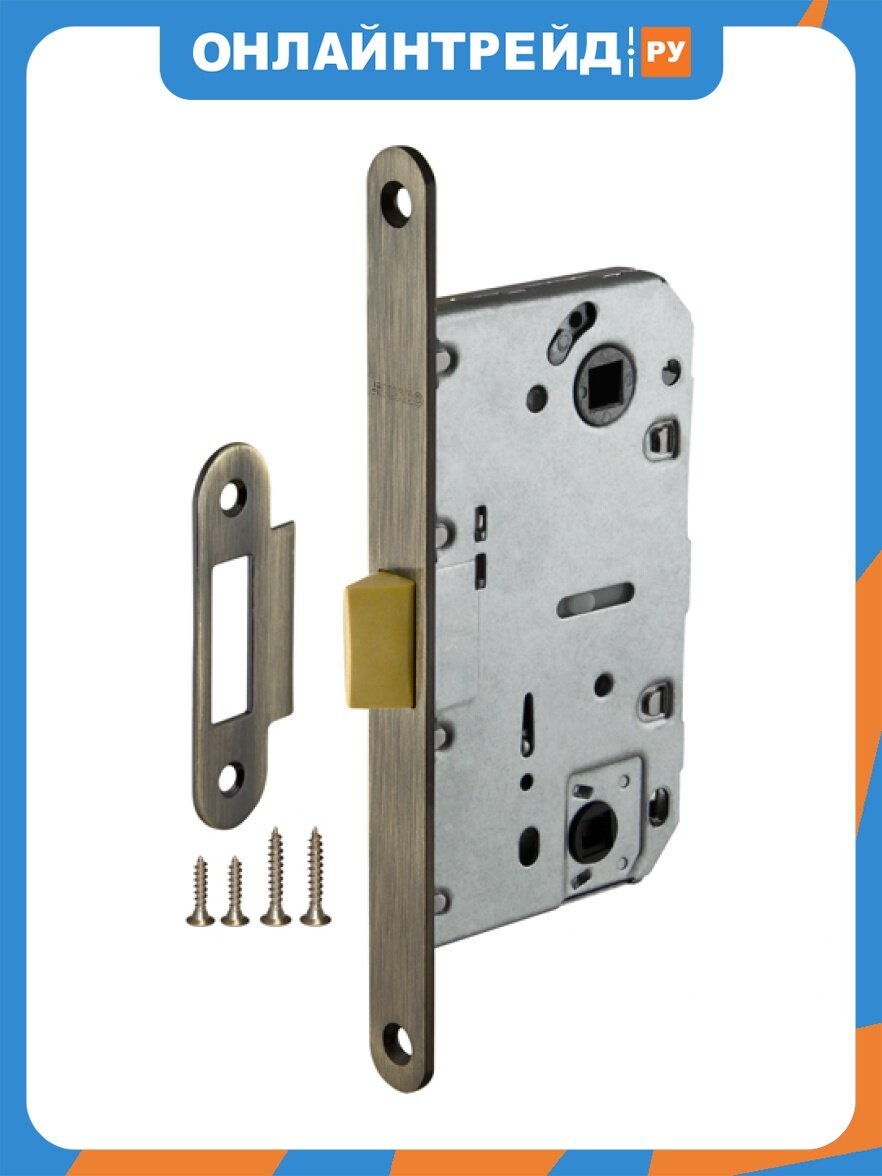 Защелка Fuaro PLASTP96WC-50 (P96WC-50) AB бронза