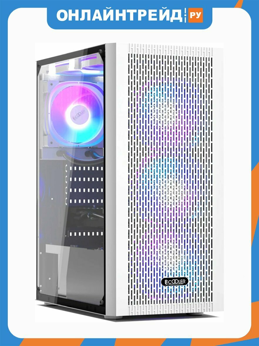 Корпус Pccooler MA100 MESH, белый (MA100 MESH WH)