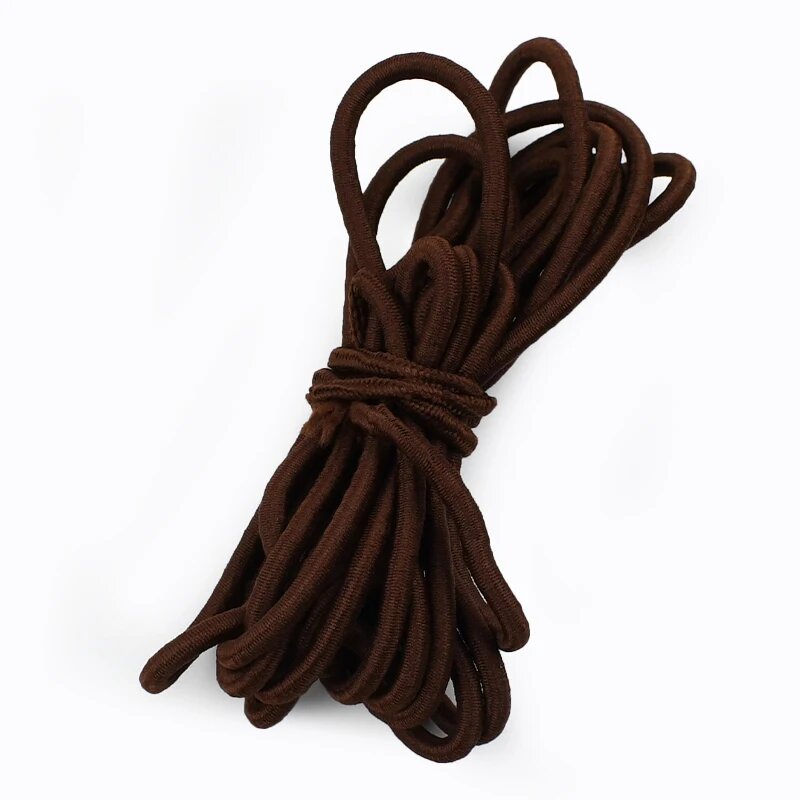 Эластичная лента Meetee 5 мм (10/20/50 м) 17DarkBrown, 10Meters